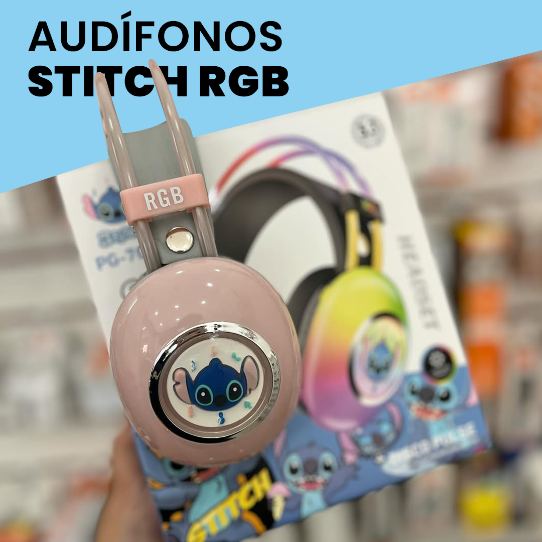 Audífonos Stitch RGB – TopLevel GT